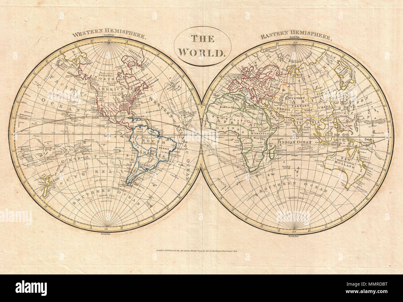 Late 18th century world map hi-res stock photography and images - Alamy