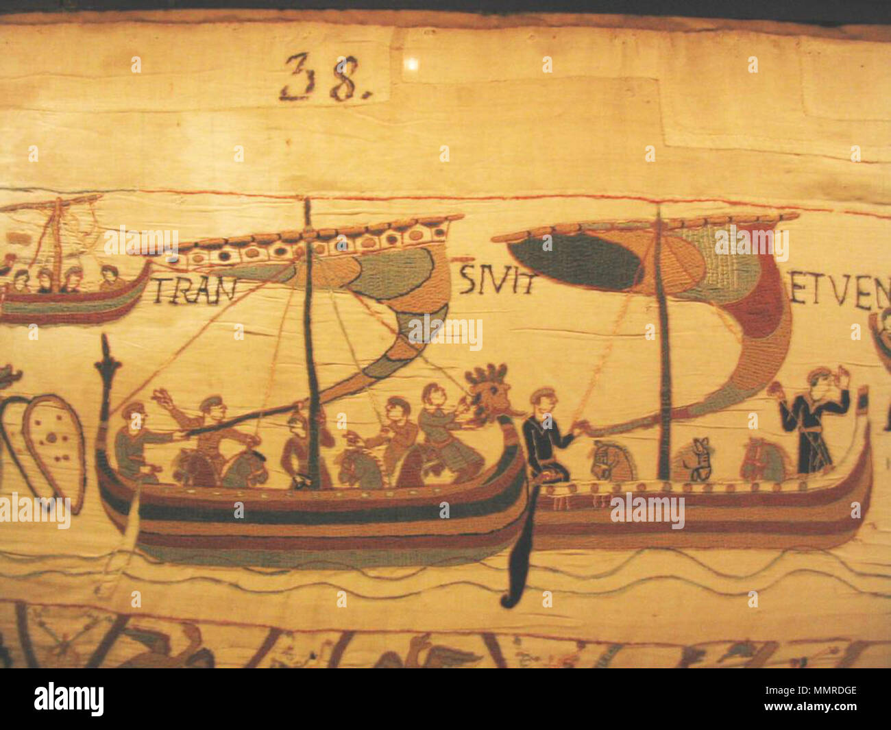. Bayeux Tapestry fragment . photo by Gabriel Seah Bayeux Tapestry 1 ...