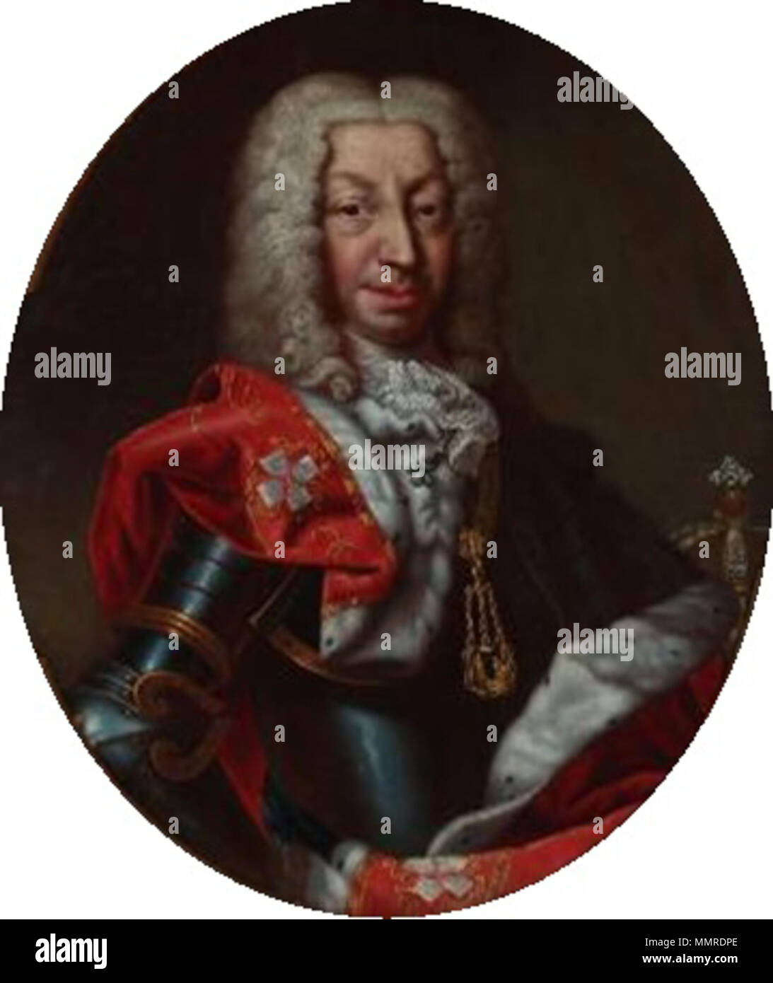 Portrait of Charles Emmanuel III of Sardinia (1701-1773). 18th century ...