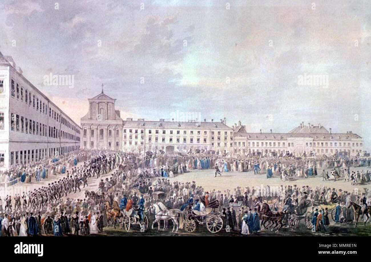 Beethoven's funeral as depicted by Franz Stöber.. 1827. Beethoven ...