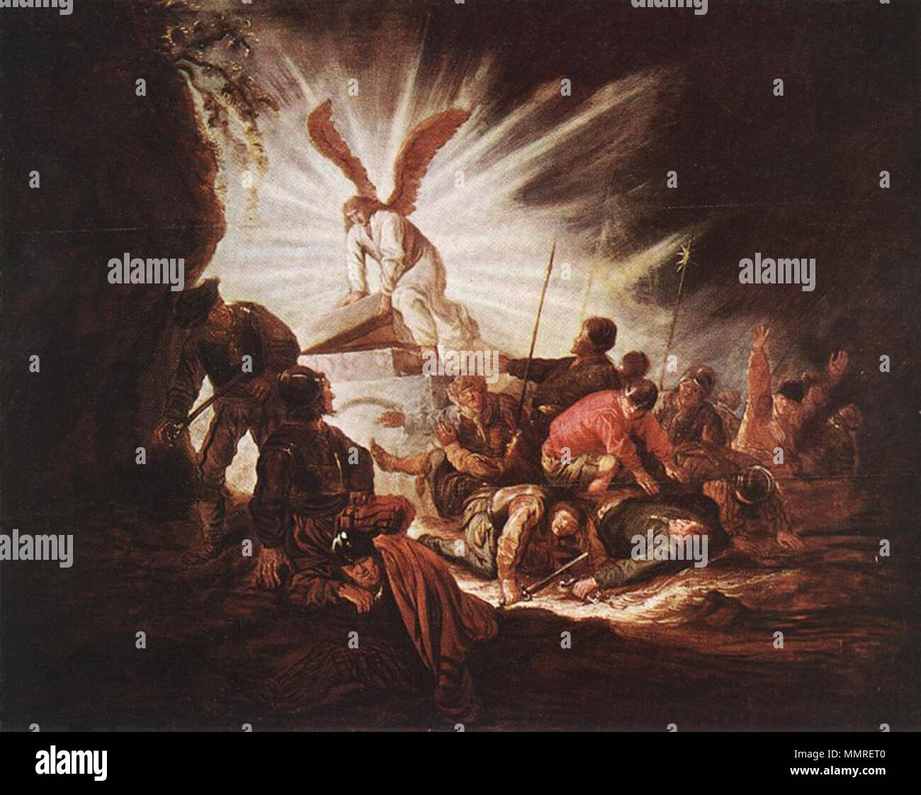 The Angel Is Opening Christ's Tomb. circa 1640. Benjamin Gerritsz. Cuyp ...