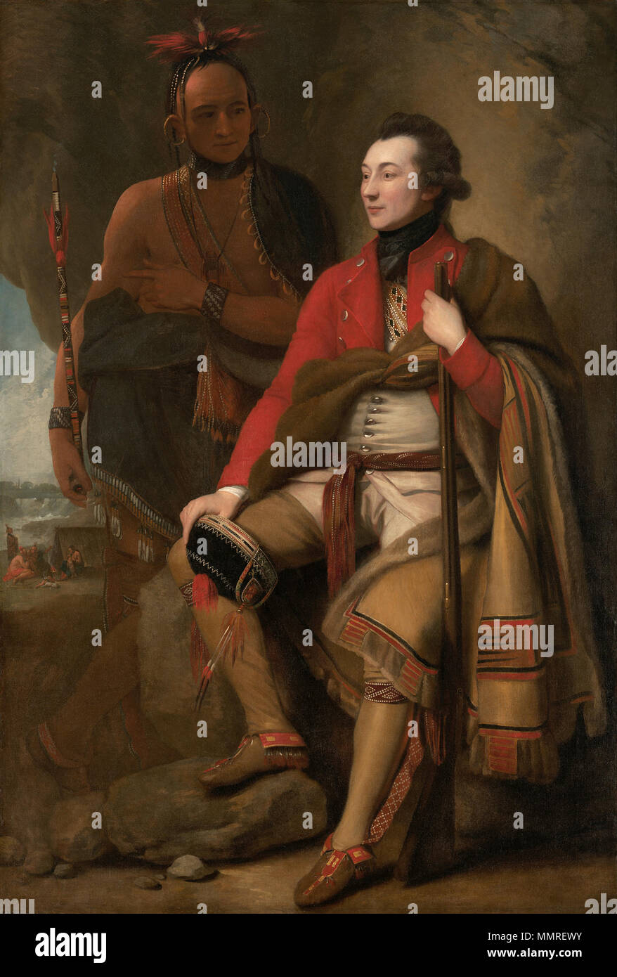 Benjamin West (American, 1738 - 1820 ), Colonel Guy Johnson and ...