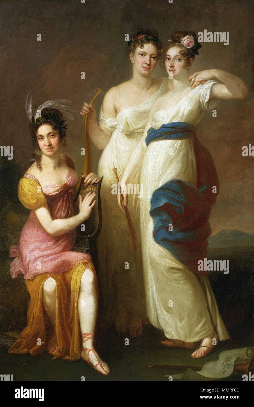 Three muses - Mazarakowa, Lekczy?ska, Wendowa.. circa 1800. Peszka ...