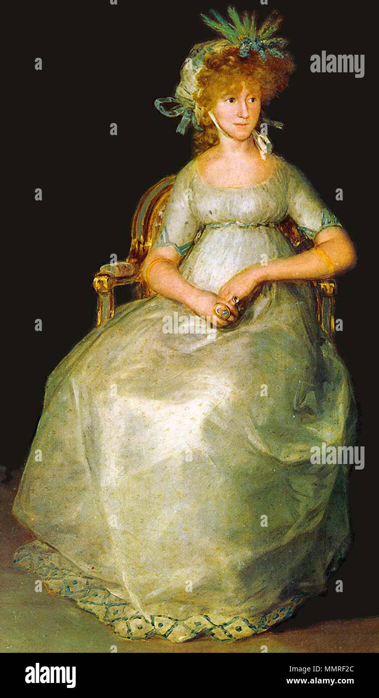 English: The Countess of Chinchón . 1800. 1800 Goya Condesa de Chinchon ...