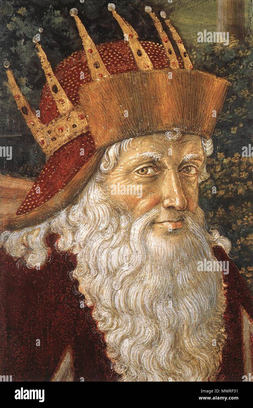 Procession of the Oldest King (detail). between 1459 and 1460. Benozzo ...