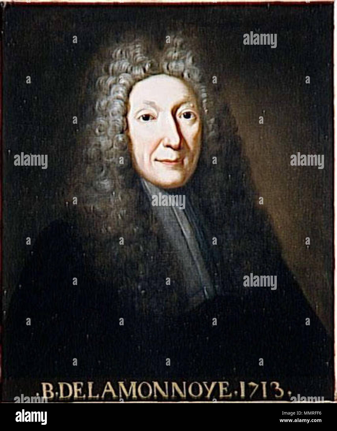 . French poet Bernard de La Monnoye (1641-1721) . 1713. Unknown Bernard ...