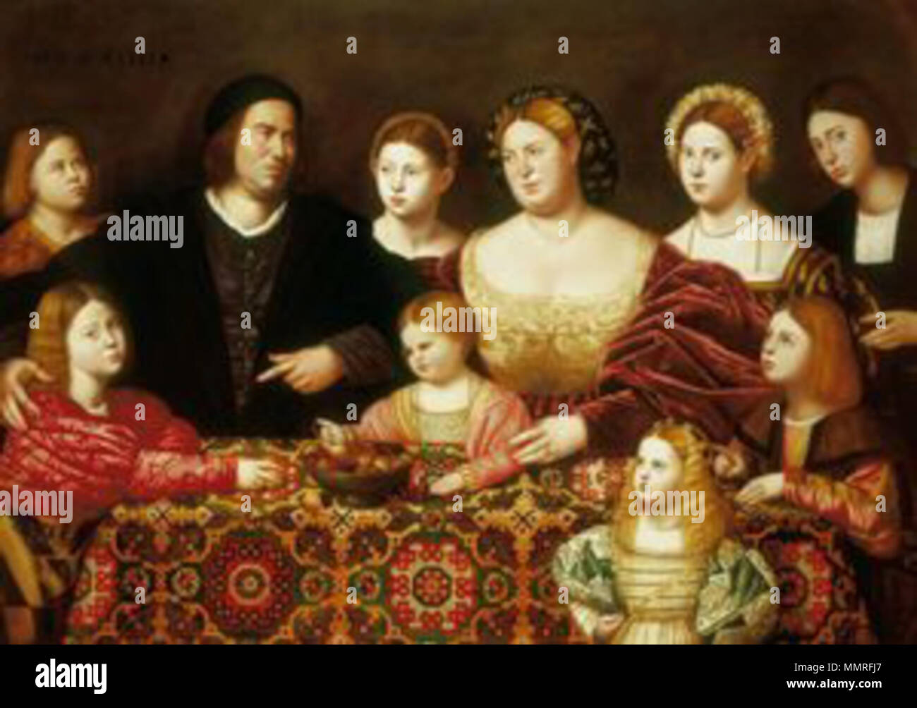 Renaissance group portrait painting hi-res stock photography and images ...