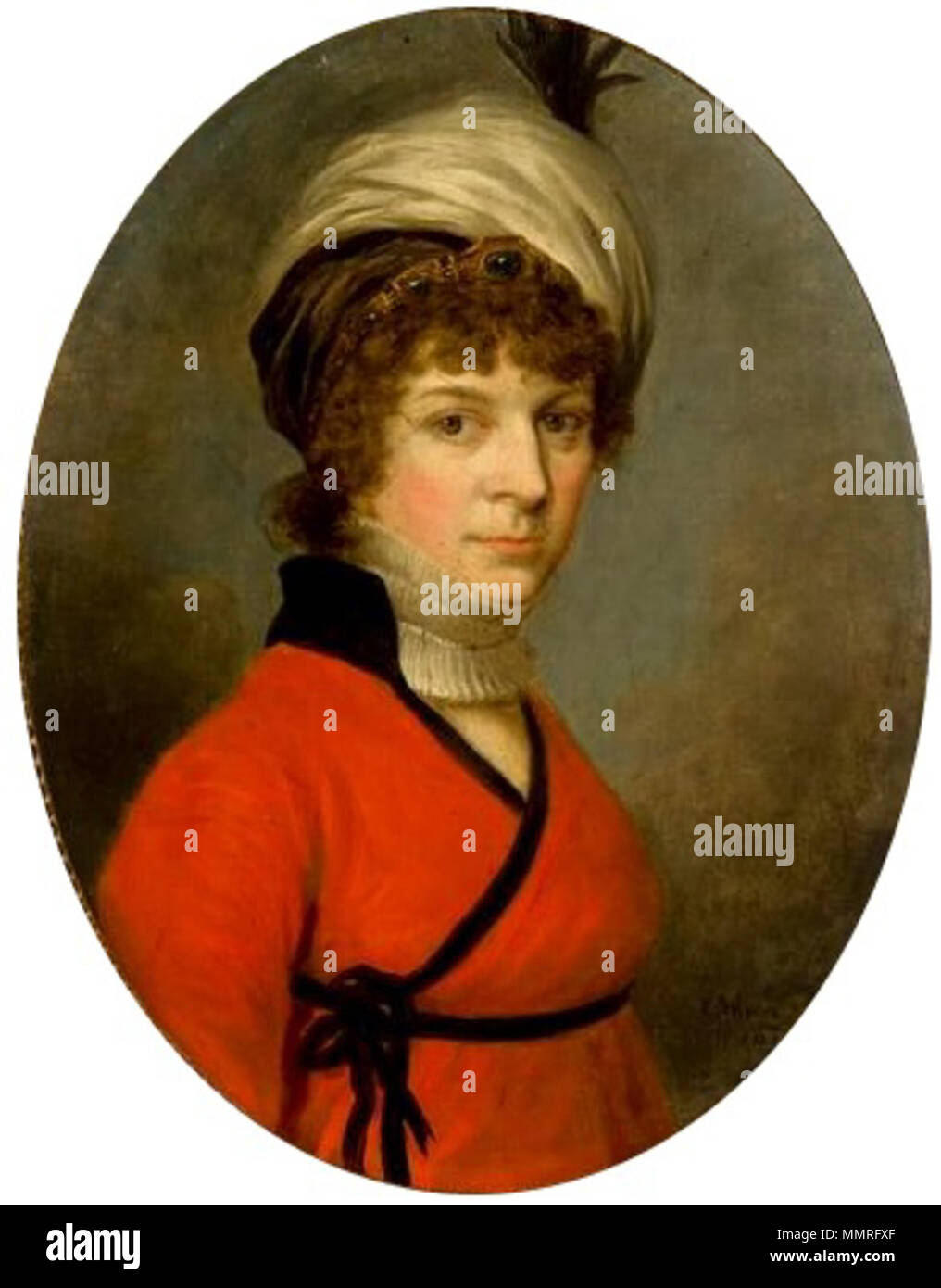Polski: Portret damy . 1800. Kazimierz Wojniakowski - Portret damy 1800 ...
