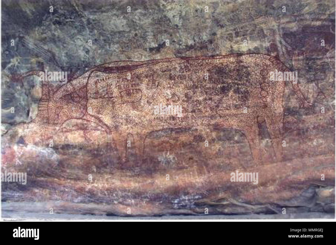 . Photo of Bhimbetka Rock paintings by LR Burdak . LRBurdak Bhimbetka ...