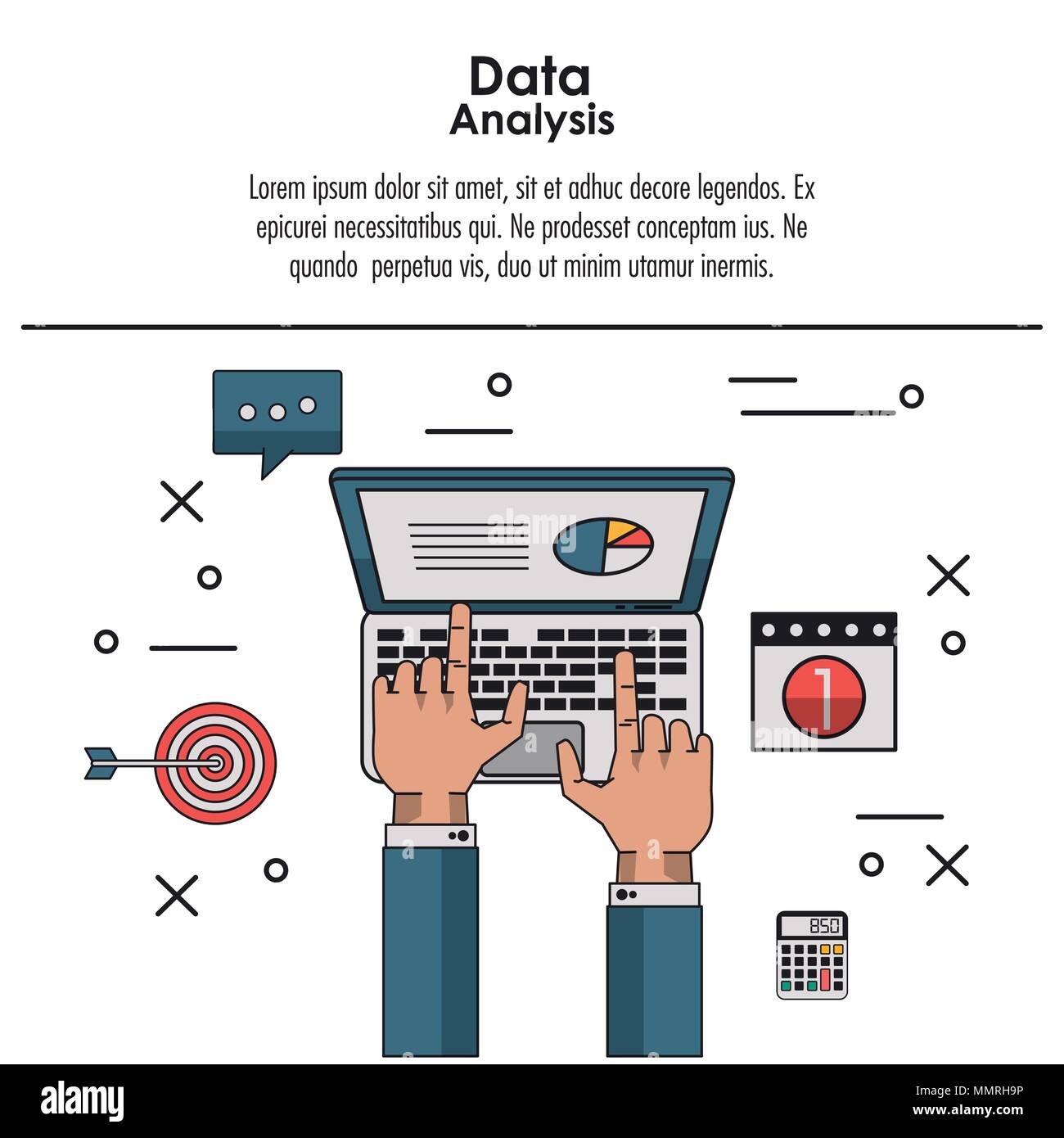 Data analysis infographic Stock Vector Image & Art - Alamy