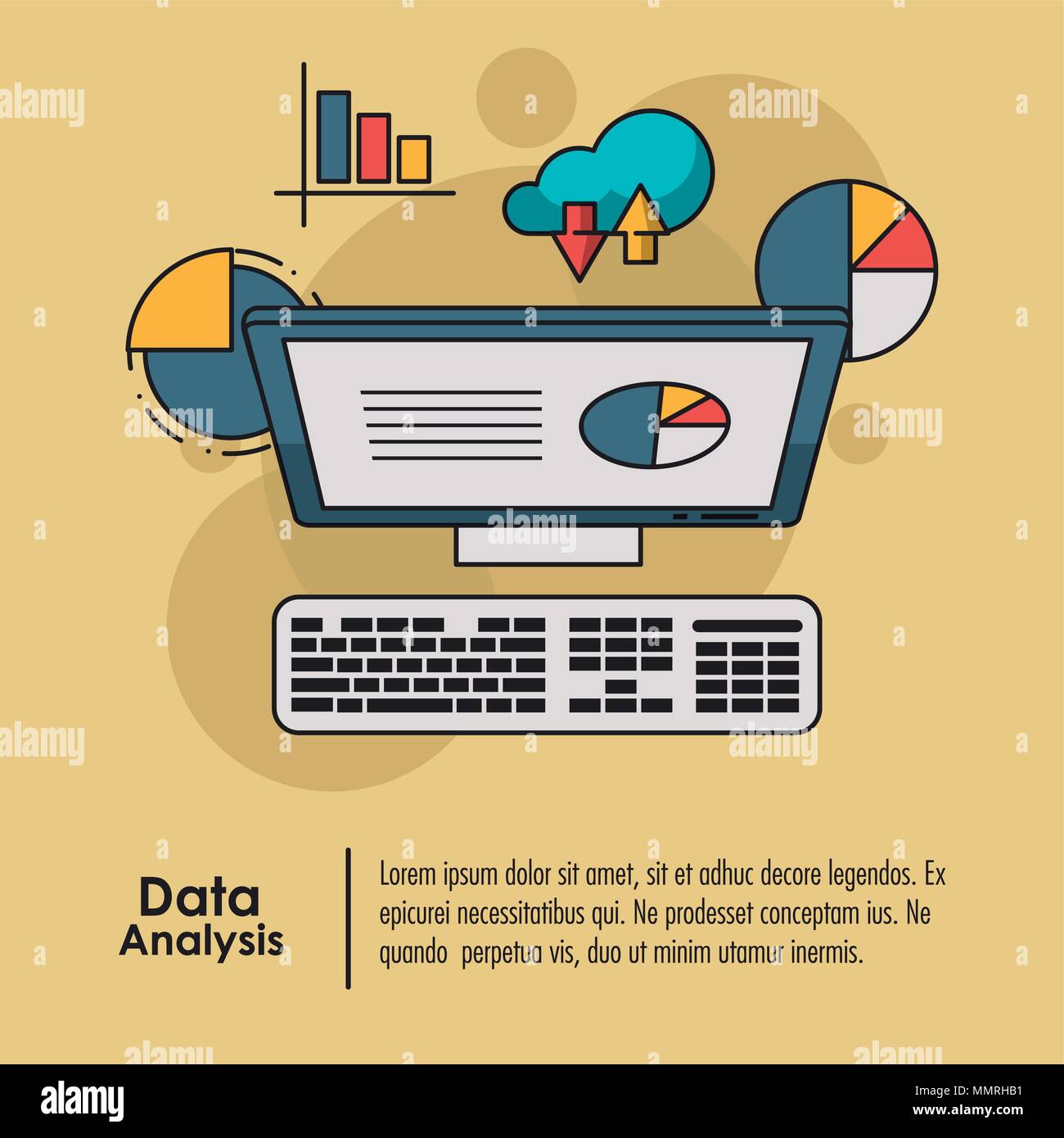 Data analysis infographic Stock Vector Image & Art - Alamy