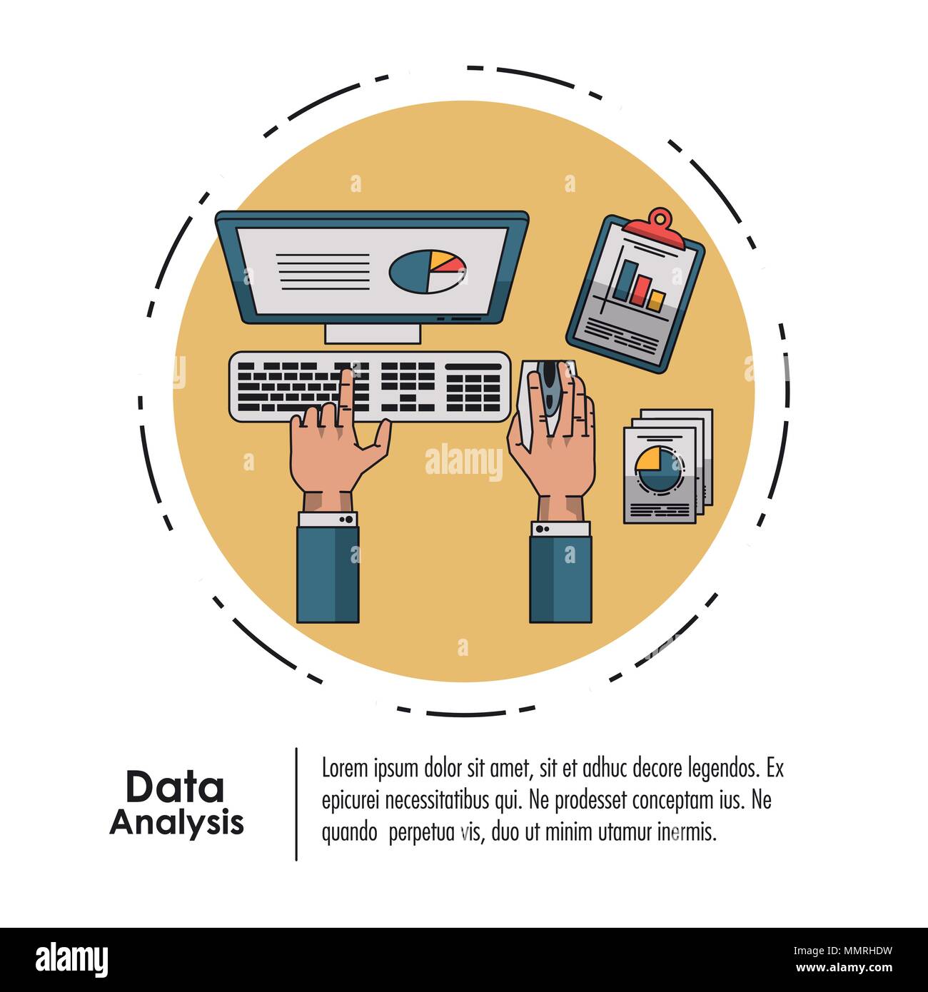 Data analysis infographic Stock Vector Image & Art - Alamy