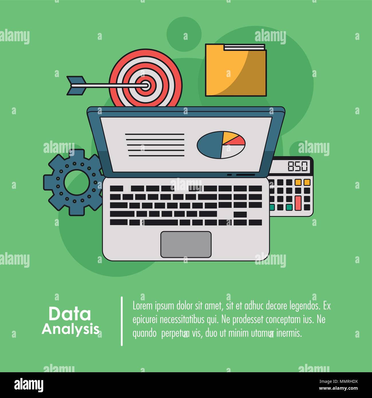 Data analysis infographic Stock Vector Image & Art - Alamy