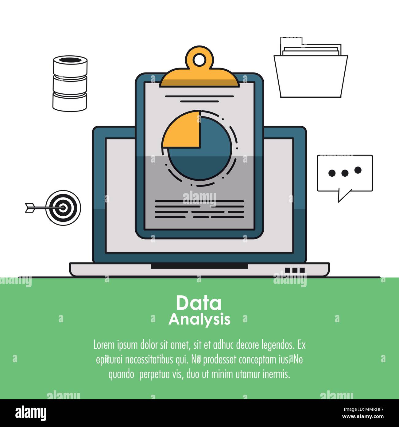 Data analysis infographic Stock Vector Image & Art - Alamy
