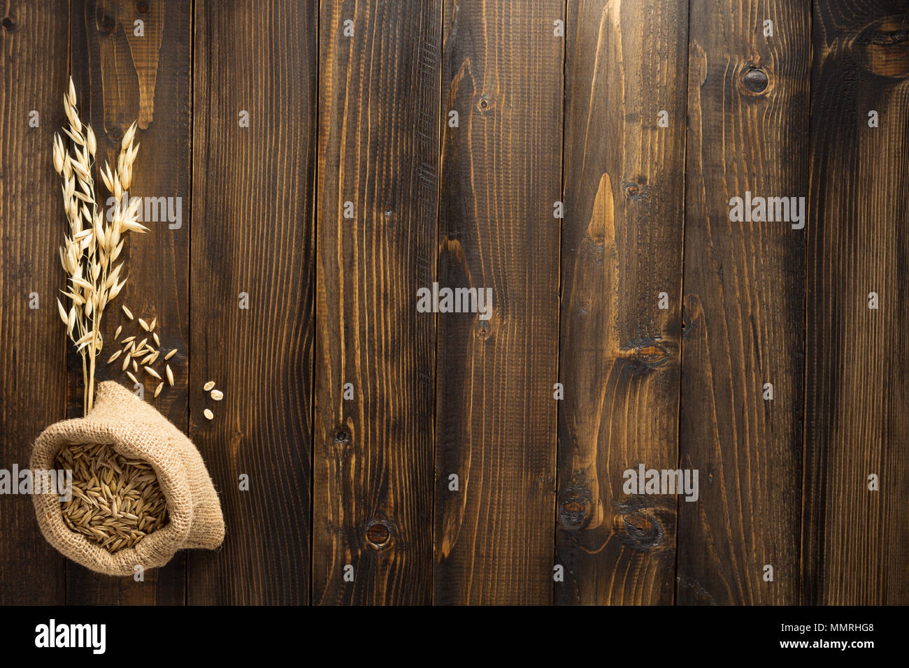 bread and bakery products on wood background Stock Photo - Alamy