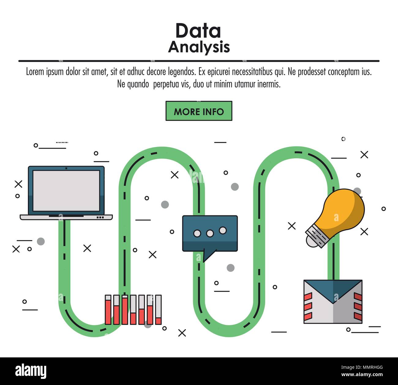 Data analysis infographic Stock Vector Image & Art - Alamy