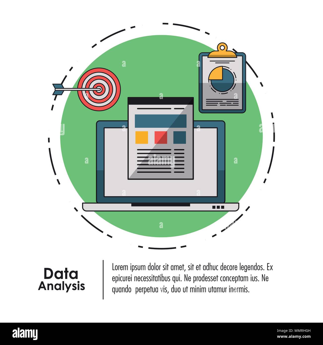 Data analysis infographic Stock Vector Image & Art - Alamy