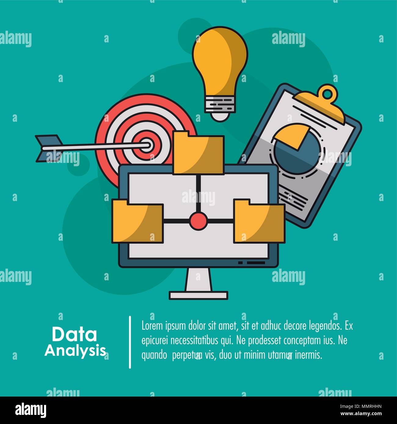 Data analysis infographic Stock Vector Image & Art - Alamy