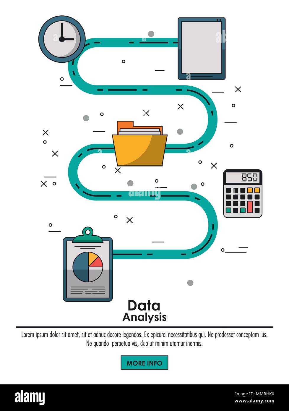 Data analysis infographic Stock Vector Image & Art - Alamy
