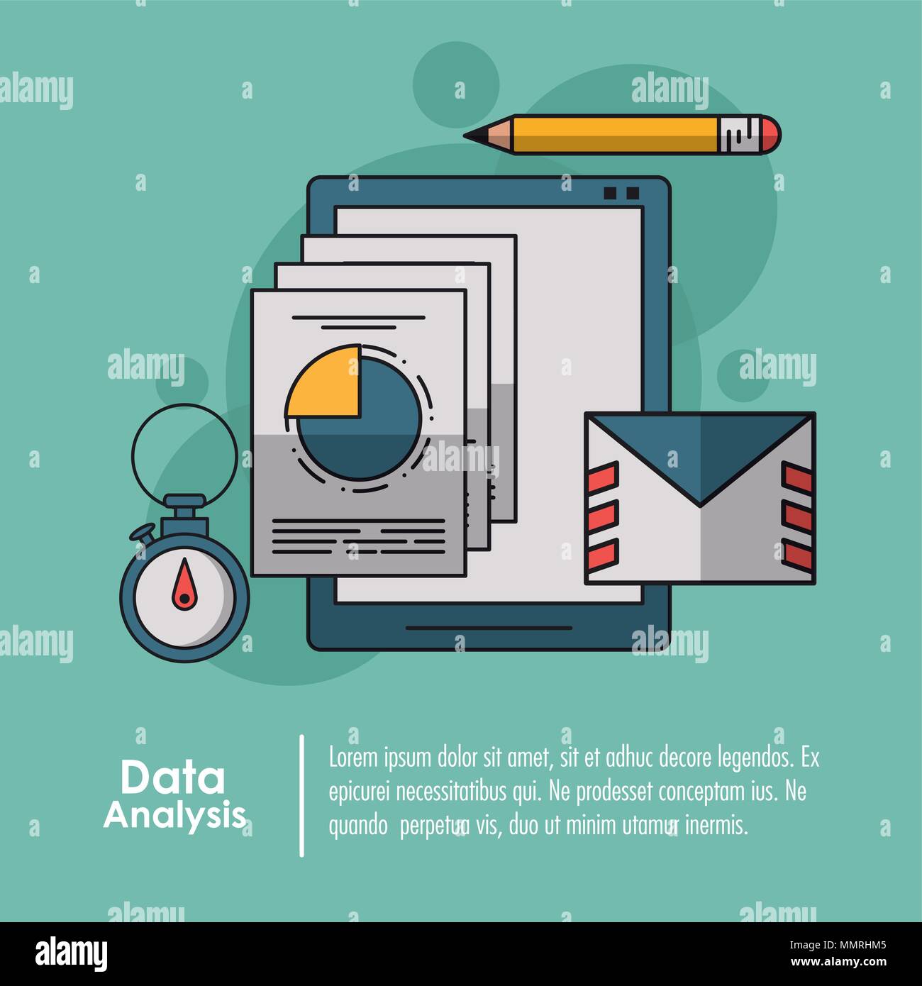 Data analysis infographic Stock Vector Image & Art - Alamy
