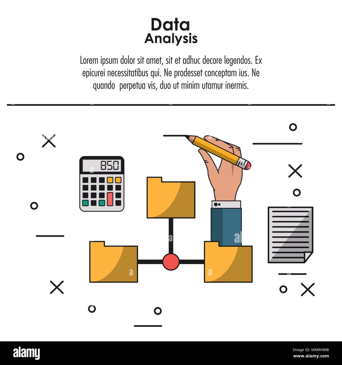 Data analysis infographic Stock Vector Image & Art - Alamy