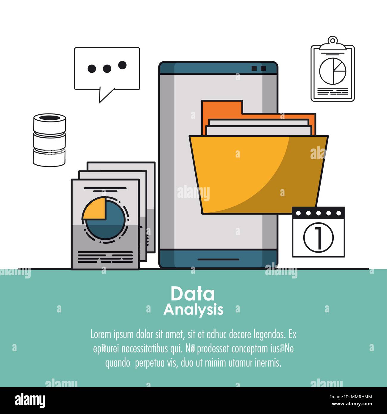 Data analysis infographic Stock Vector Image & Art - Alamy