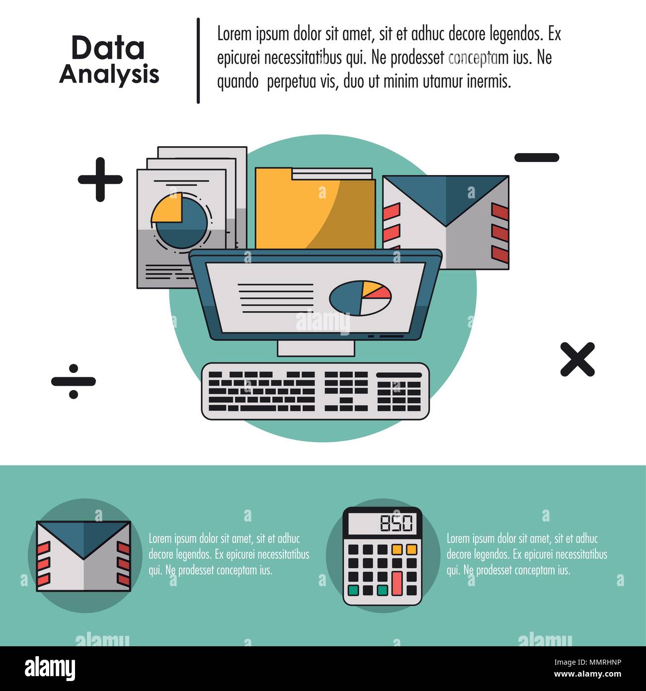 Data analysis infographic Stock Vector Image & Art - Alamy