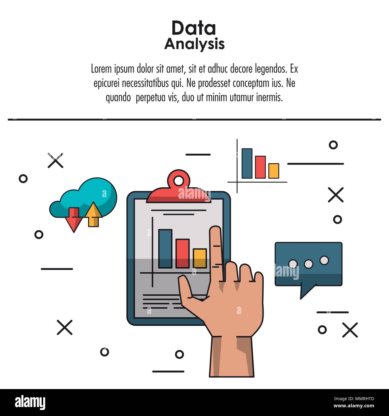 Data analysis infographic Stock Vector Image & Art - Alamy