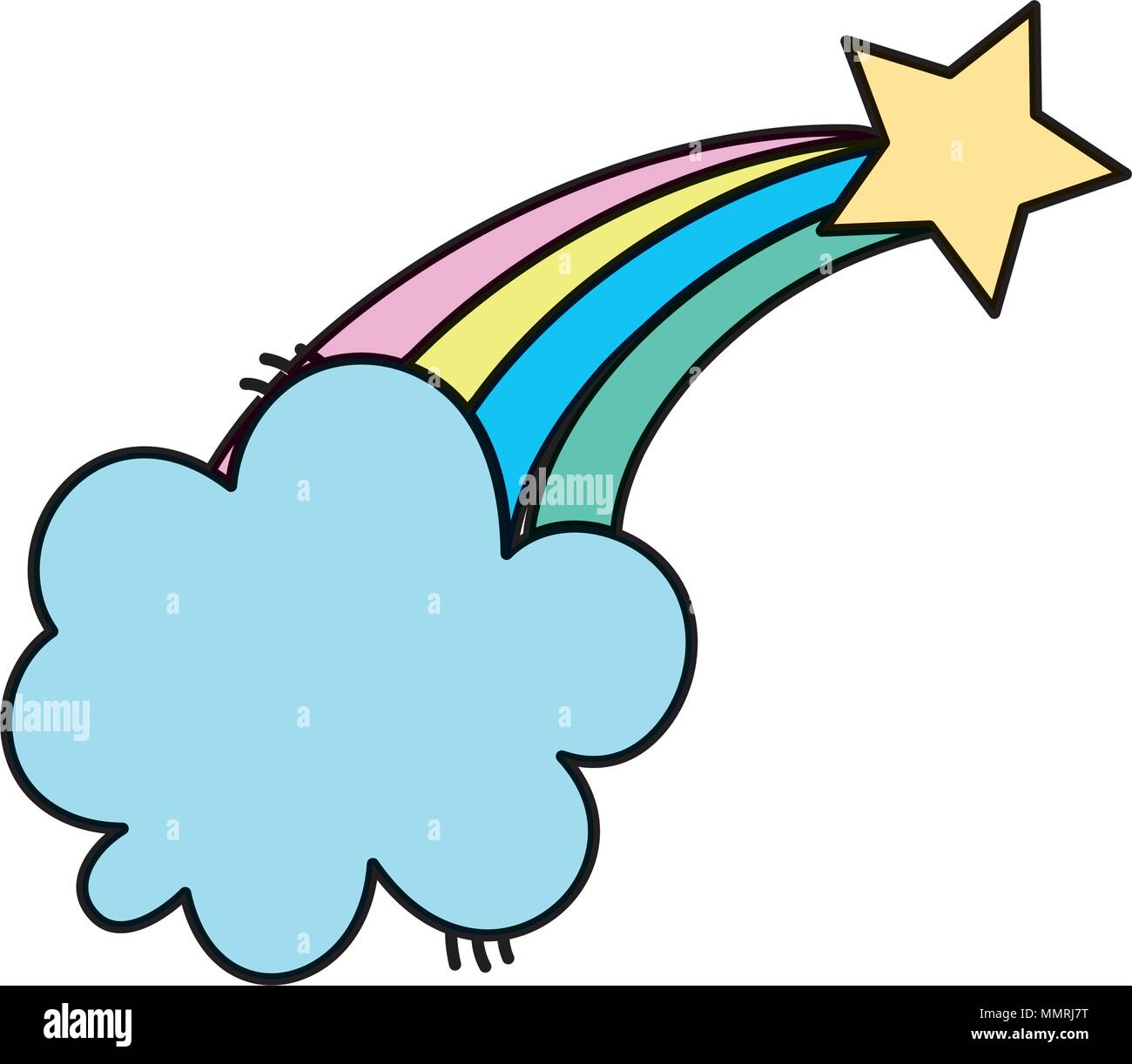 Shooting stars galaxy Cut Out Stock Images & Pictures - Alamy