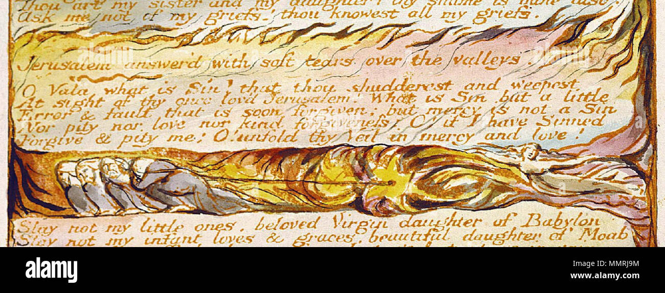. English: Blake Jerusalem Plate 20 copy E lower detail . 6 August 2012 ...