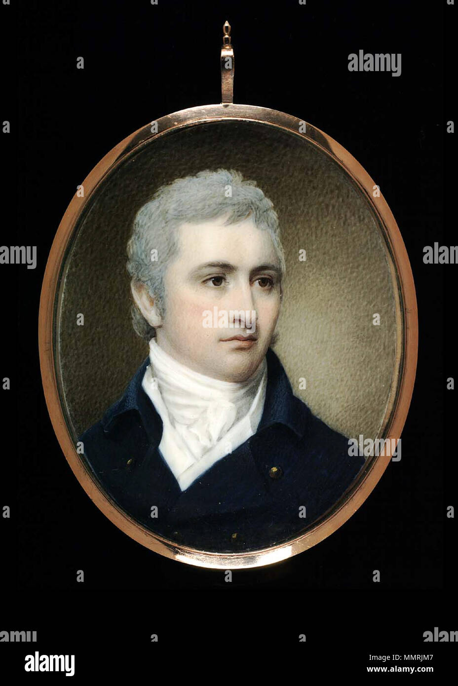 English: Mr. Lawrence of Boston. 1803.. 1803 Lawrence Boston byMalbone ...