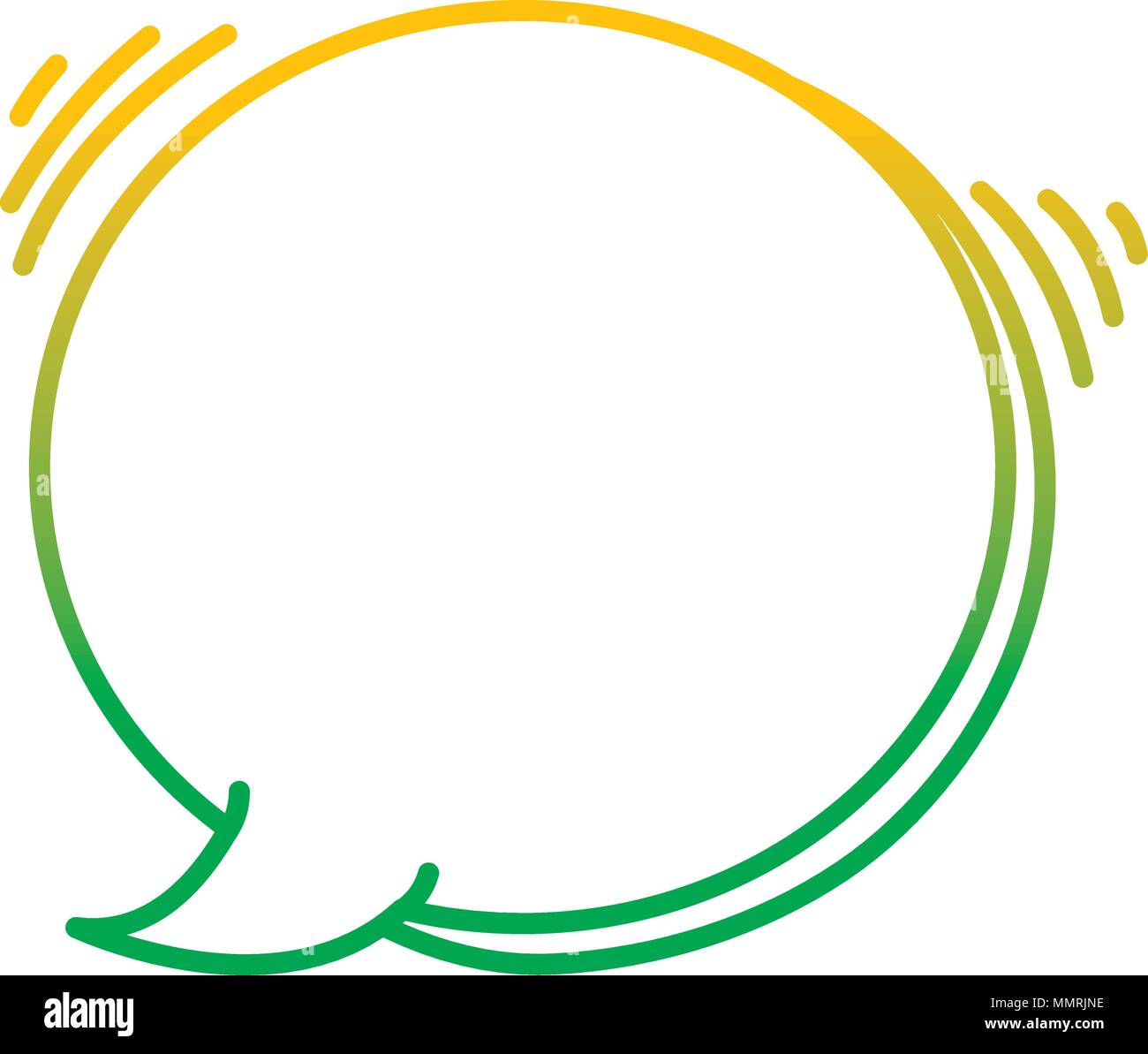 degraded line circle chat bubble text message Stock Vector Image & Art ...