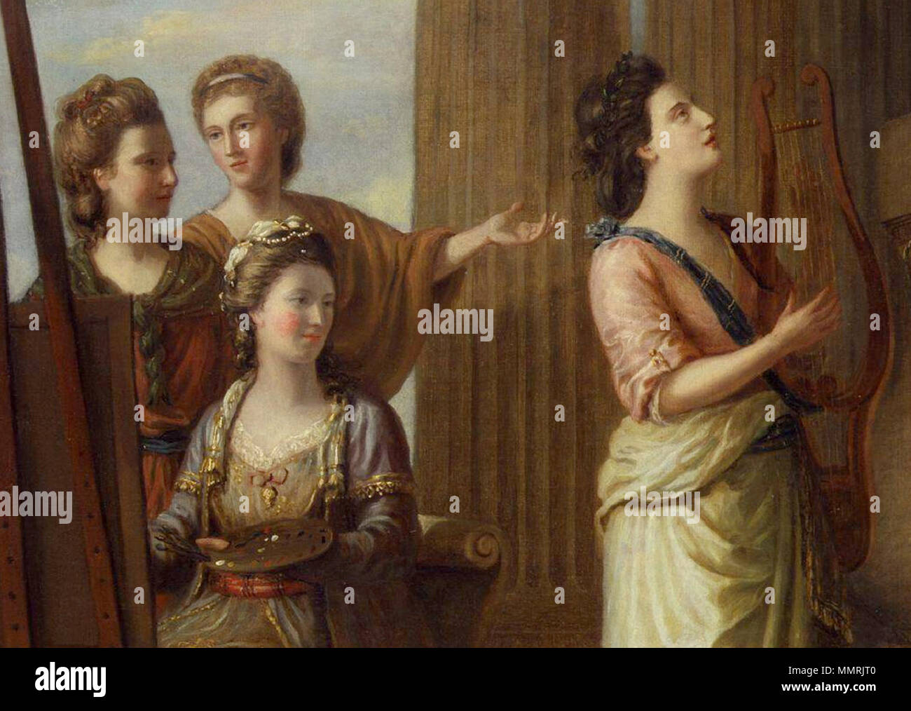 English: Detail of :Image:Bluestockings.jpg - Portraits in the ...