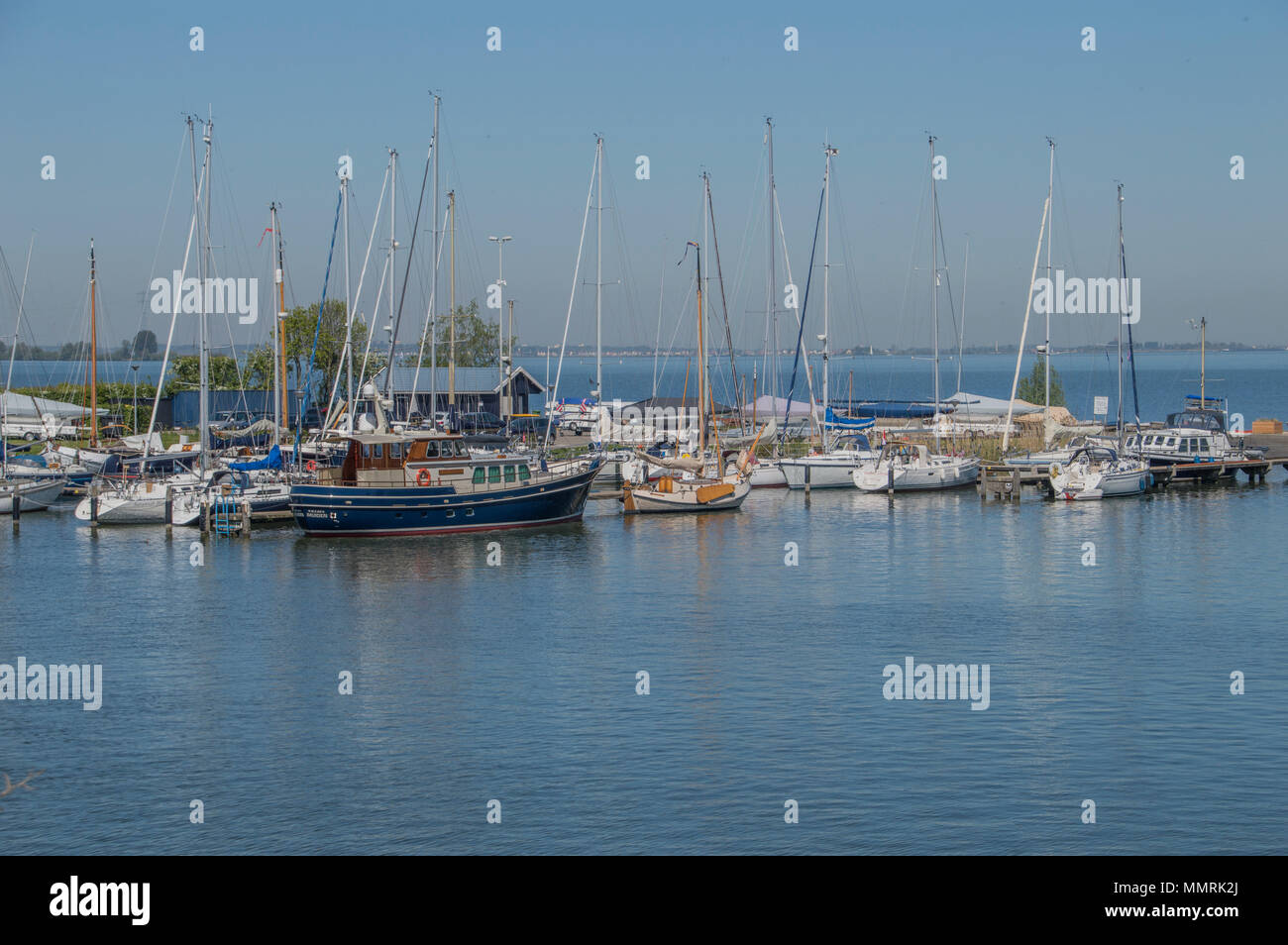 Muiden Harbor At Muiden The Netherlands Stock Photo - Alamy