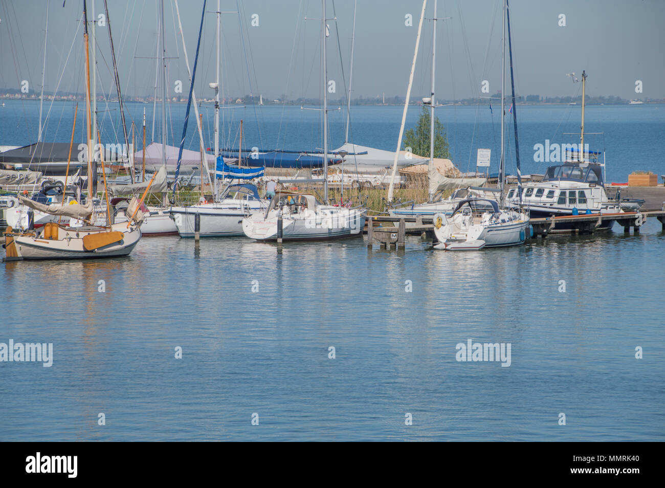Muiden Harbor At Muiden The Netherlands Stock Photo - Alamy