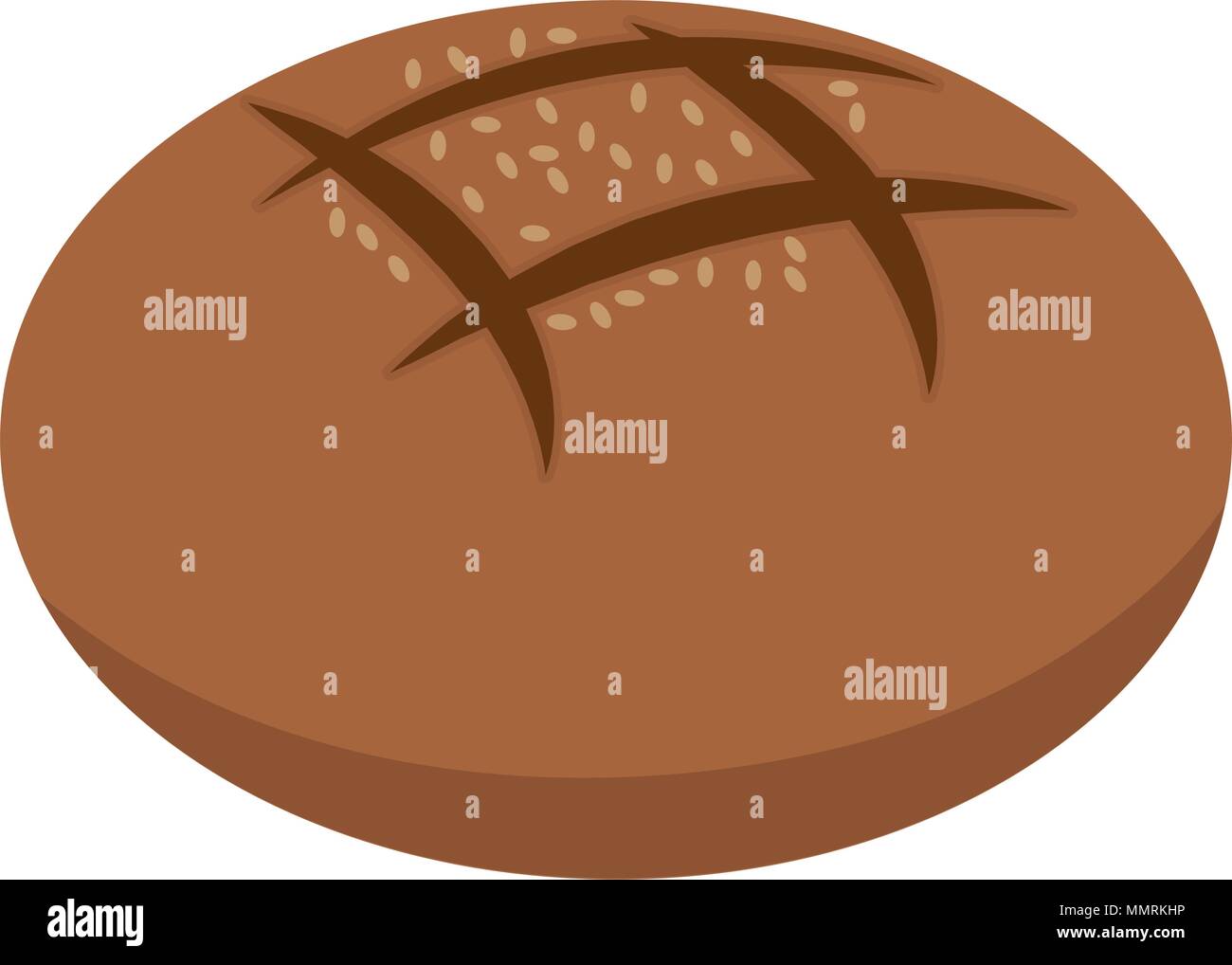 Boule bread Stock Vector Images - Alamy