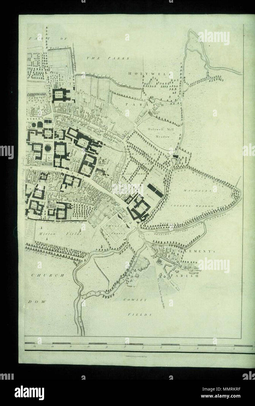 Map of oxford 1797 hi-res stock photography and images - Alamy