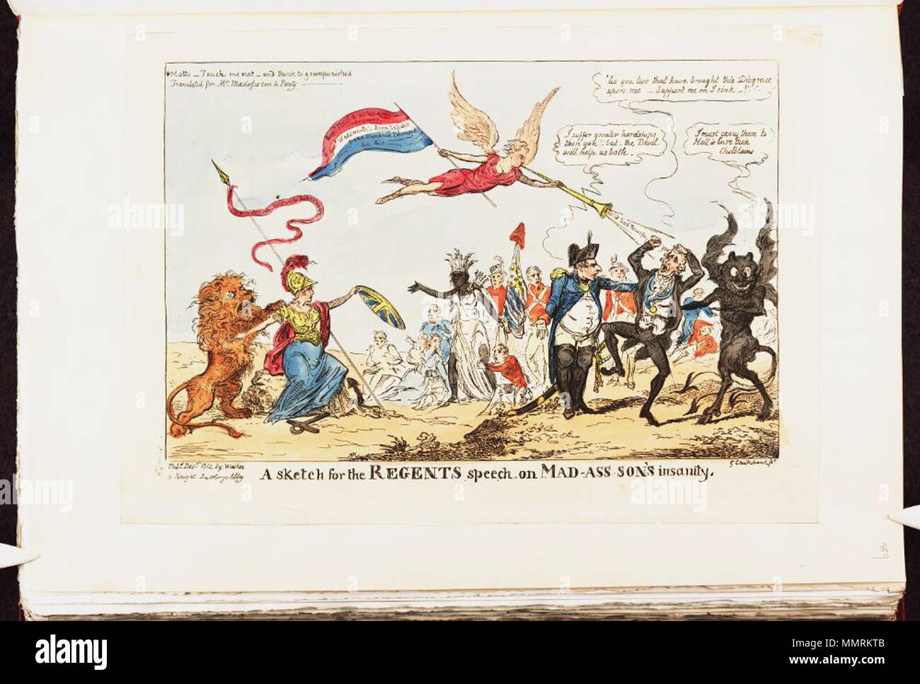 . Caricature of Napoleon I. (British political cartoon) A sketch for ...