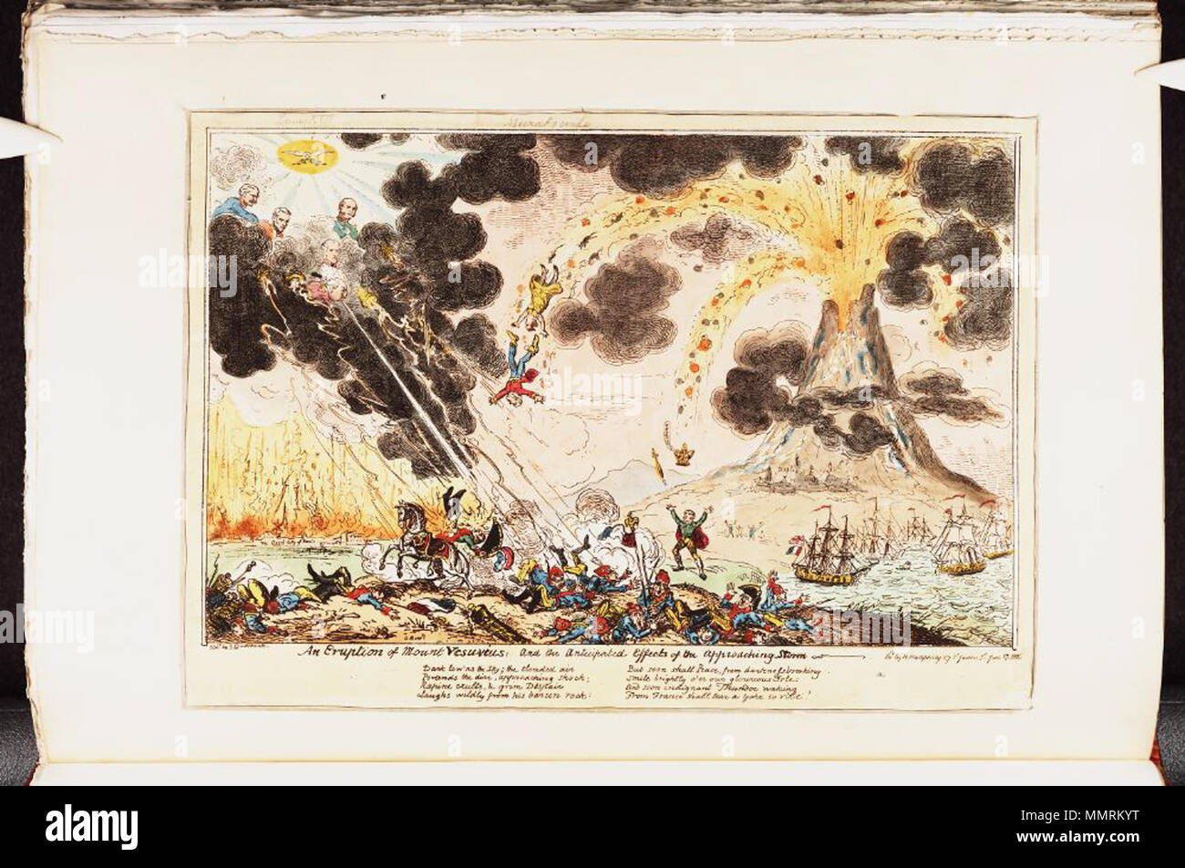 . Satire on the Napoleonic wars. (British political cartoon) An ...