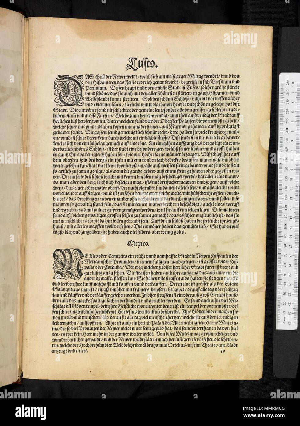 Bodleian Libraries, Beschreibung und Contrafactur der vornembster stät ...