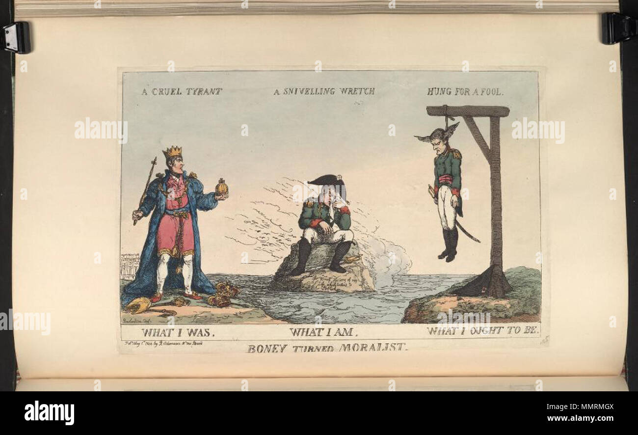 Napoleon elba cartoon hi-res stock photography and images - Alamy