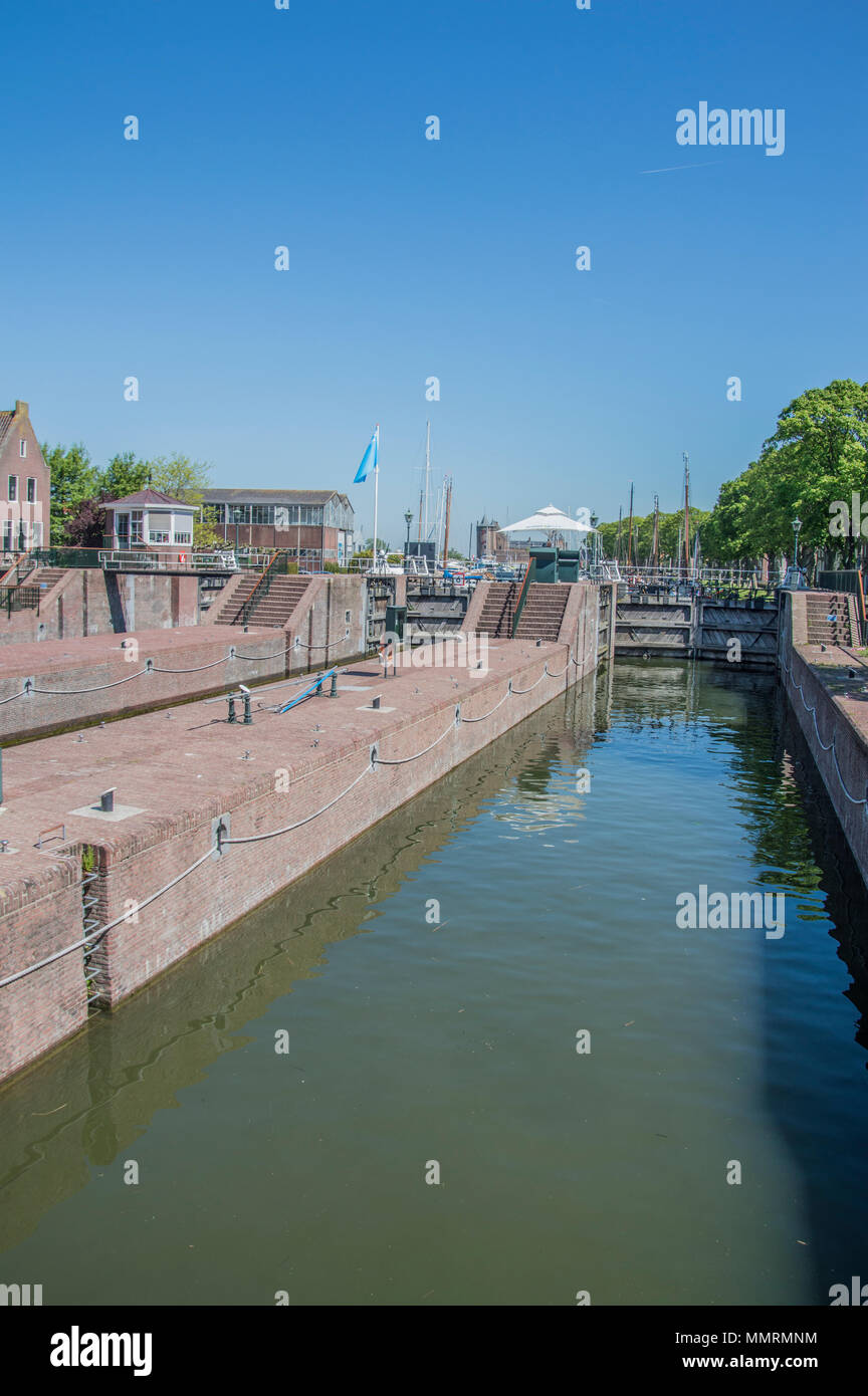 Sluice At Muiden The Netherlands Stock Photo - Alamy