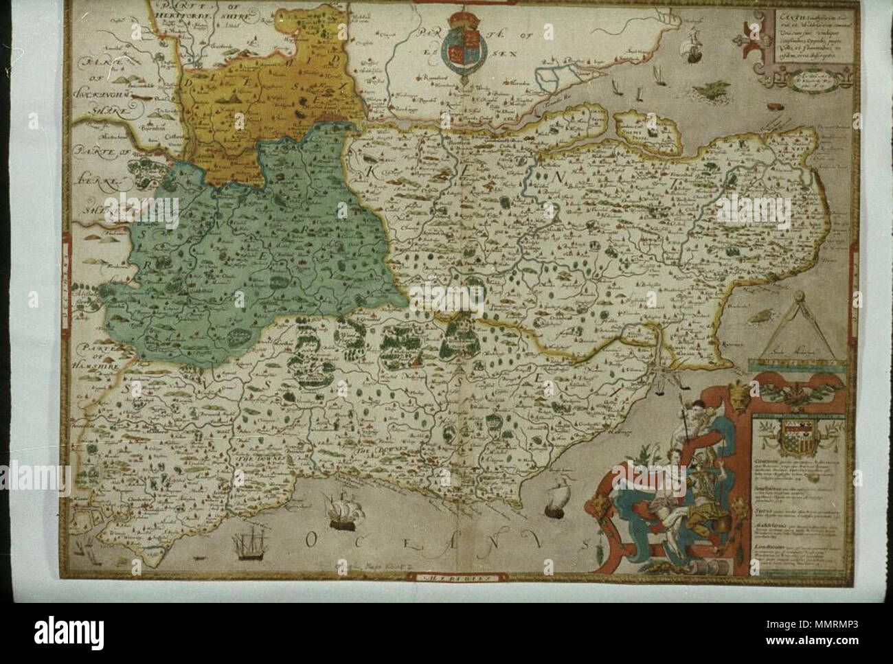 . From Atlas of the counties of England and Wales - scale c.1: 250,000 ...