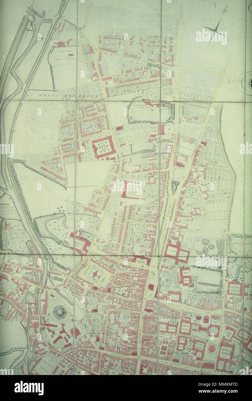 1850 map england hi-res stock photography and images - Alamy