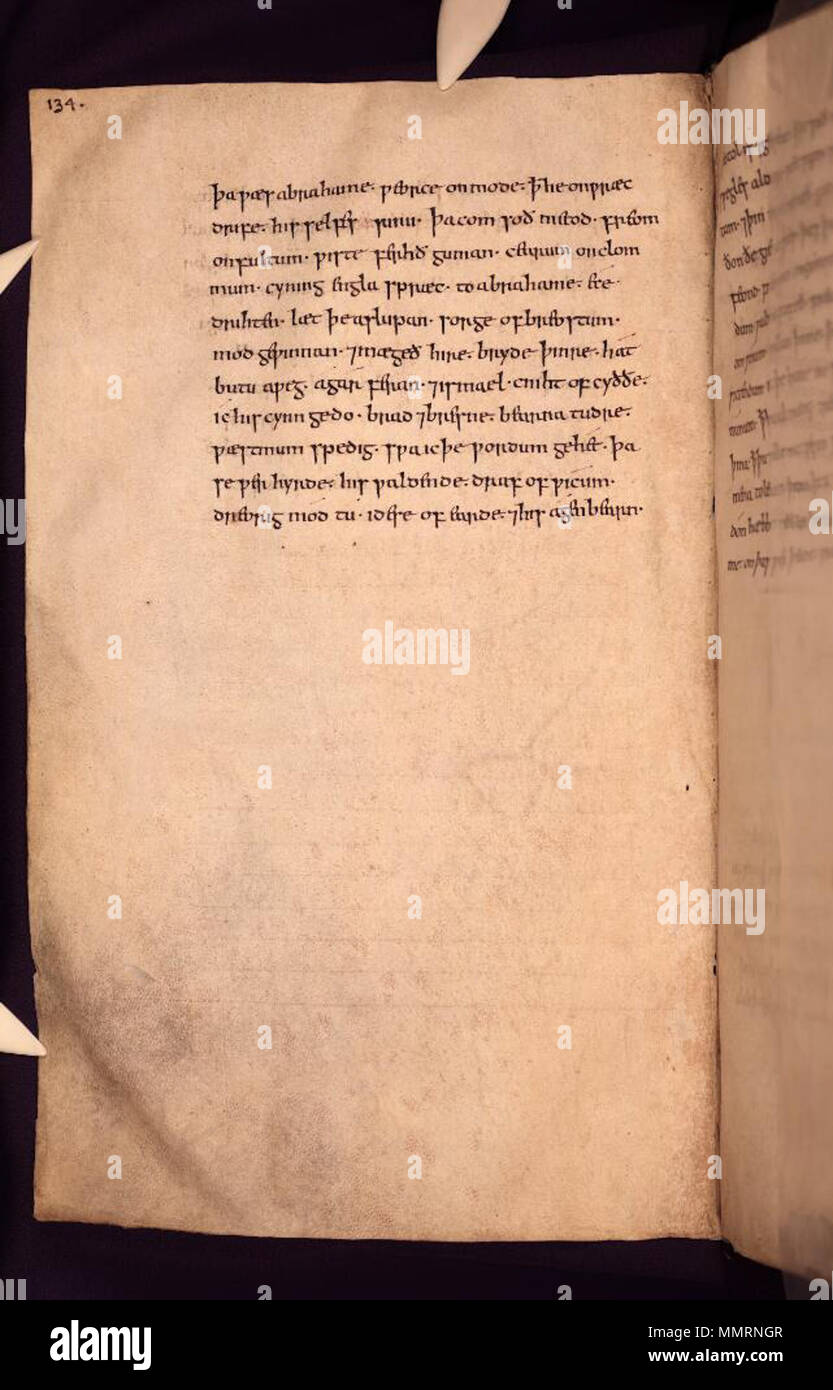 Bodleian Libraries, Cædmon Manuscript 134 Stock Photo - Alamy