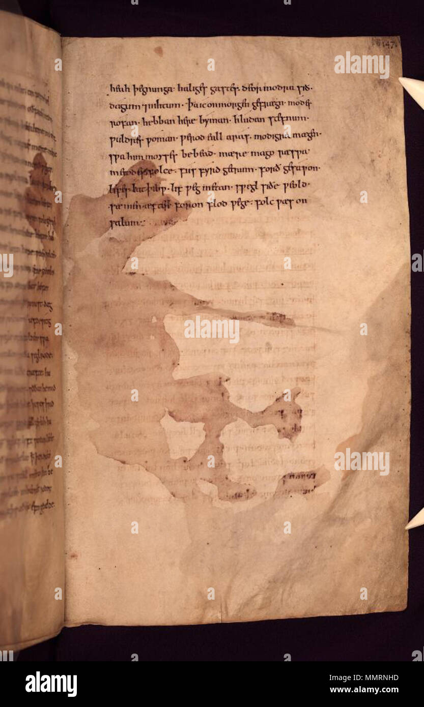 Bodleian Libraries, Cædmon Manuscript 147 Stock Photo - Alamy