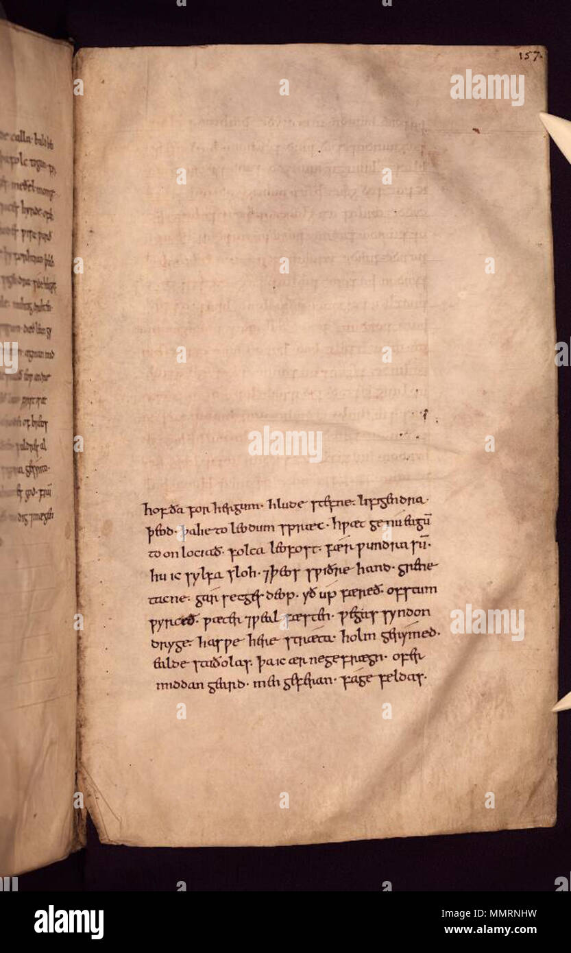 Early english manuscript hi-res stock photography and images - Alamy