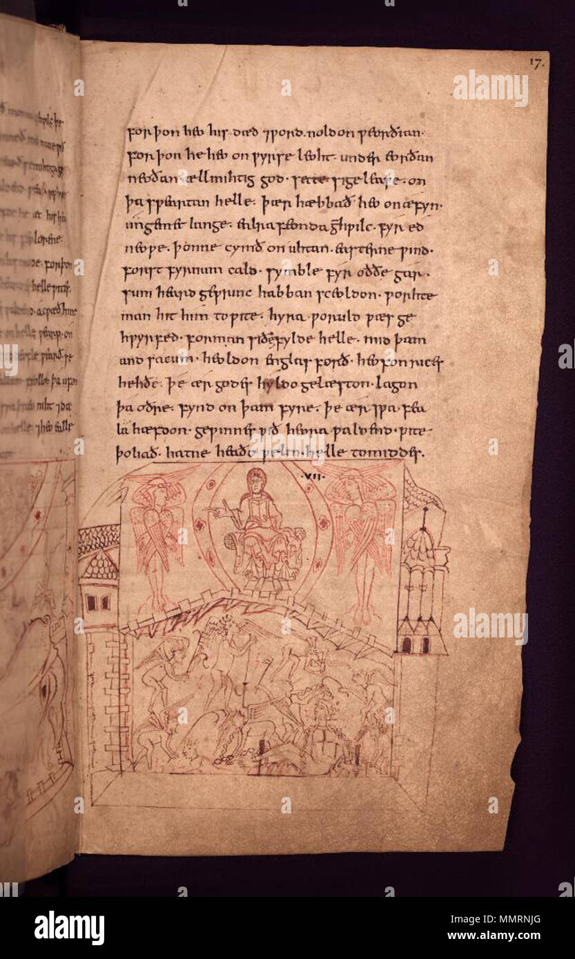 Bodleian Libraries, Cædmon Manuscript 17 Stock Photo - Alamy