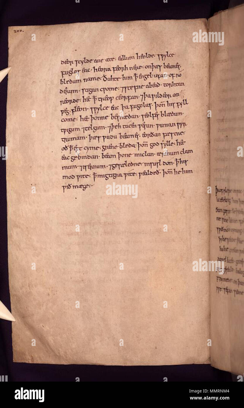 Bodleian Libraries, Cædmon Manuscript 200 Stock Photo - Alamy