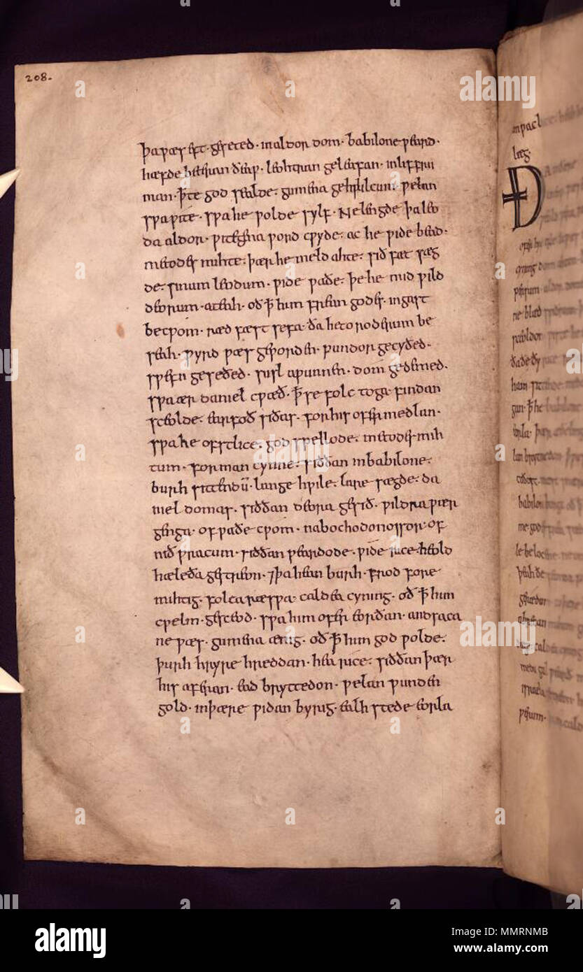 The caedmon manuscript hi-res stock photography and images - Alamy